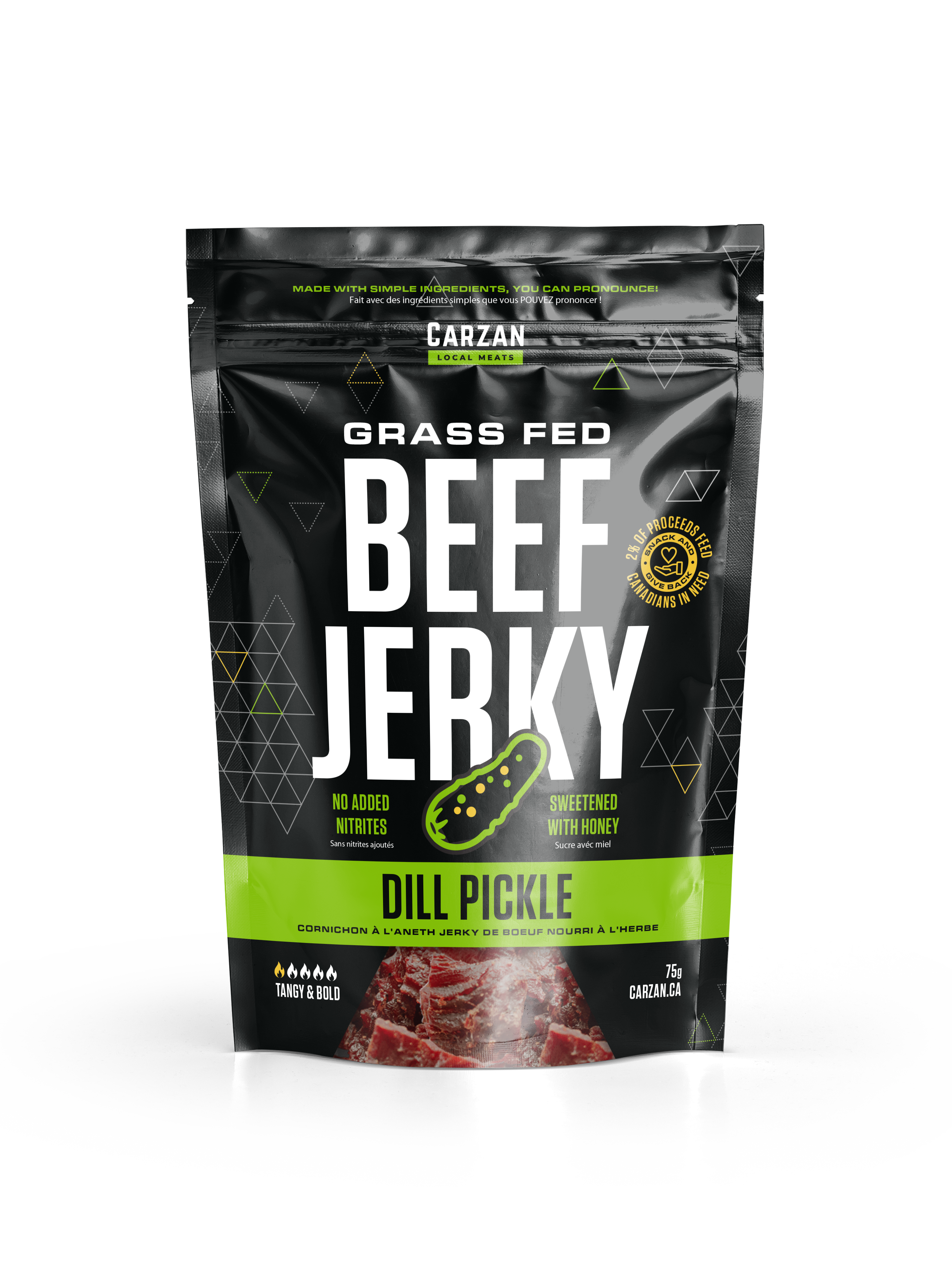 Carzan Dill Pickle Beef Jerky – The Bumwrap